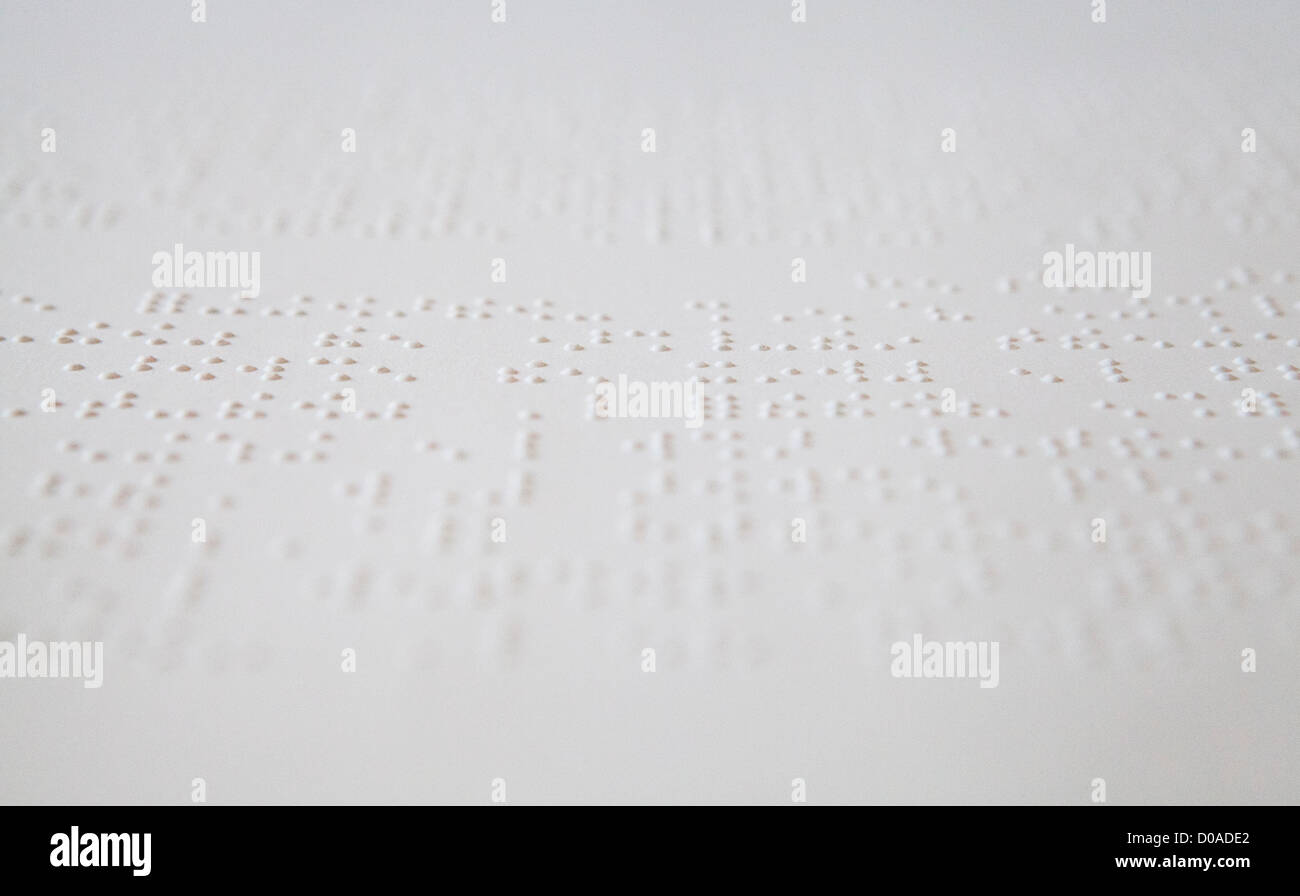 Braille education hi-res stock photography and images - Alamy