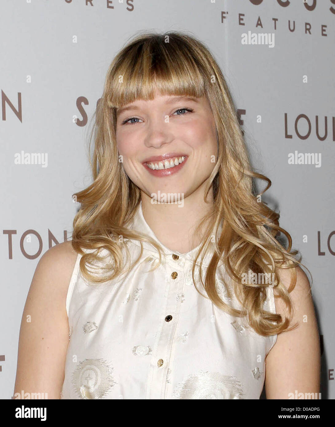 Lea Seydoux Premiere of 'Somewhere' held At The ArcLight Cinemas ...
