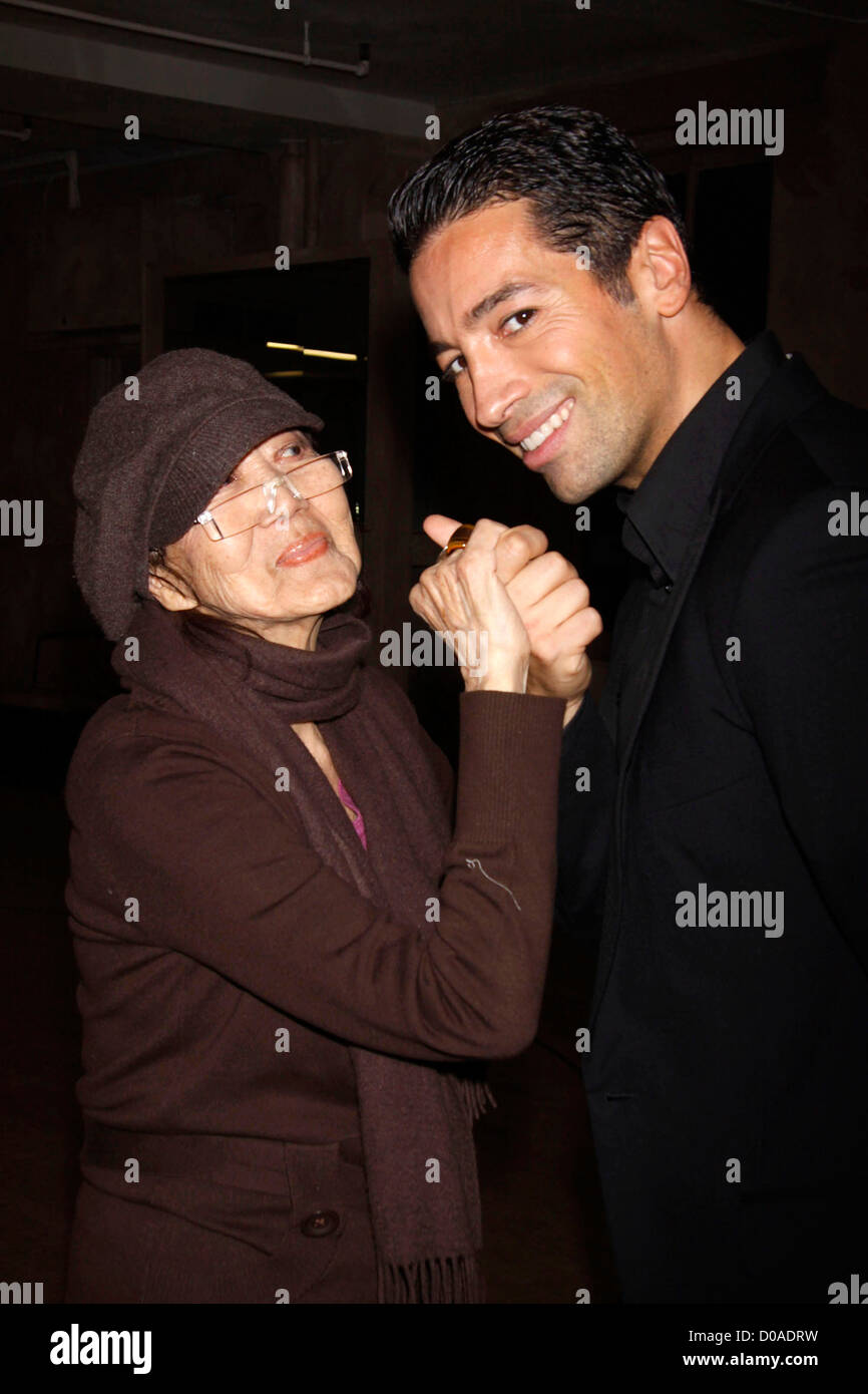 Willa Kim and Michel Altieri A break during rehearsal the upcoming Off ...