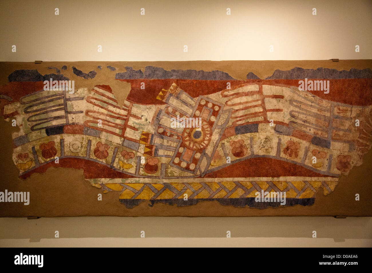 Beatriz de la Fuente Museum in Teotihuacan - Zacuala Serpent Mural ...