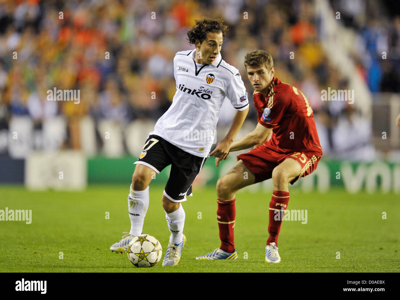 Valencia, Spain. 20th November 2012. 20.10.2012, Football, Champions ...