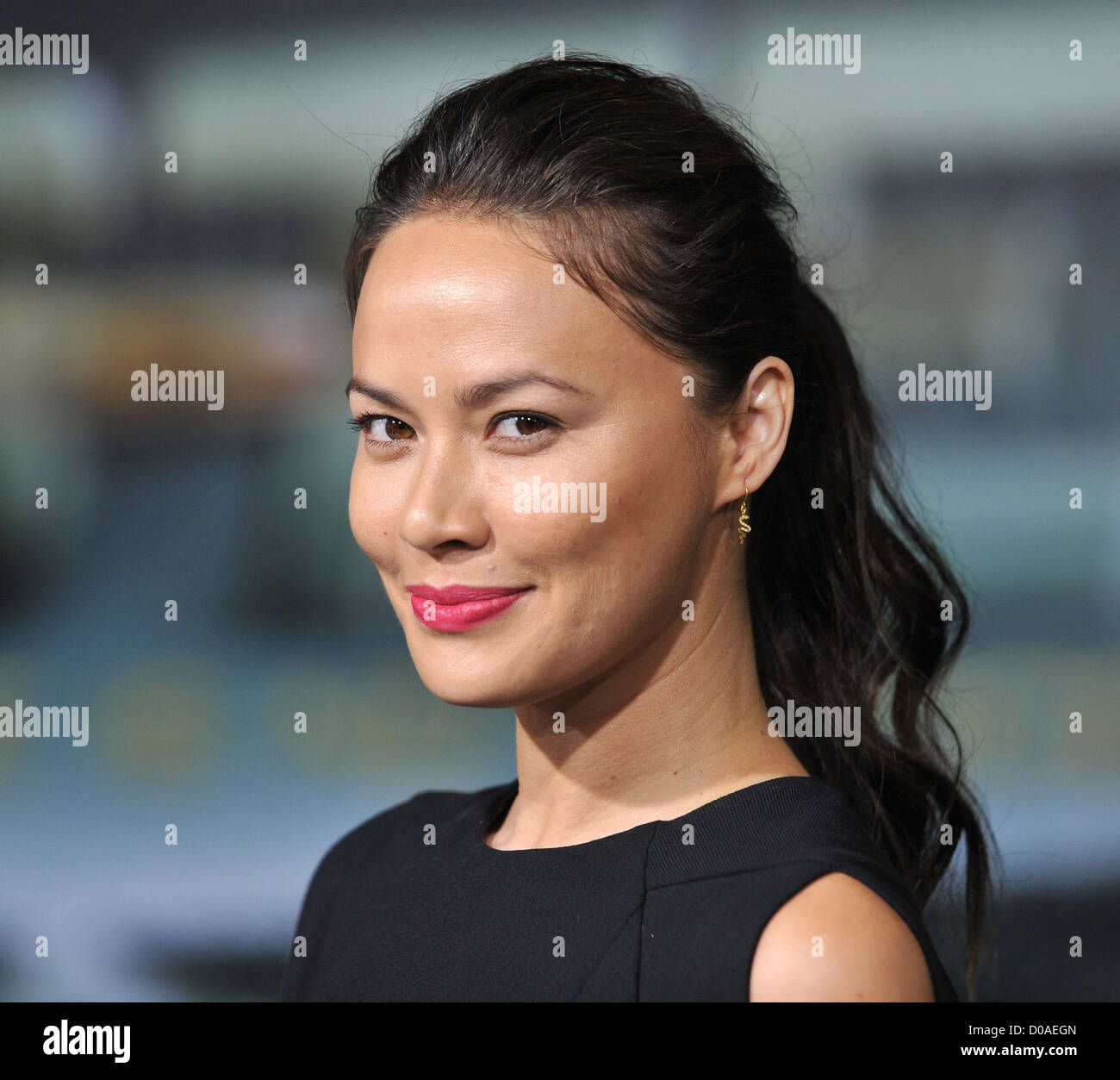Moon Bloodgood Los Angeles Premiere of 'Faster' held at the Grauman's ...