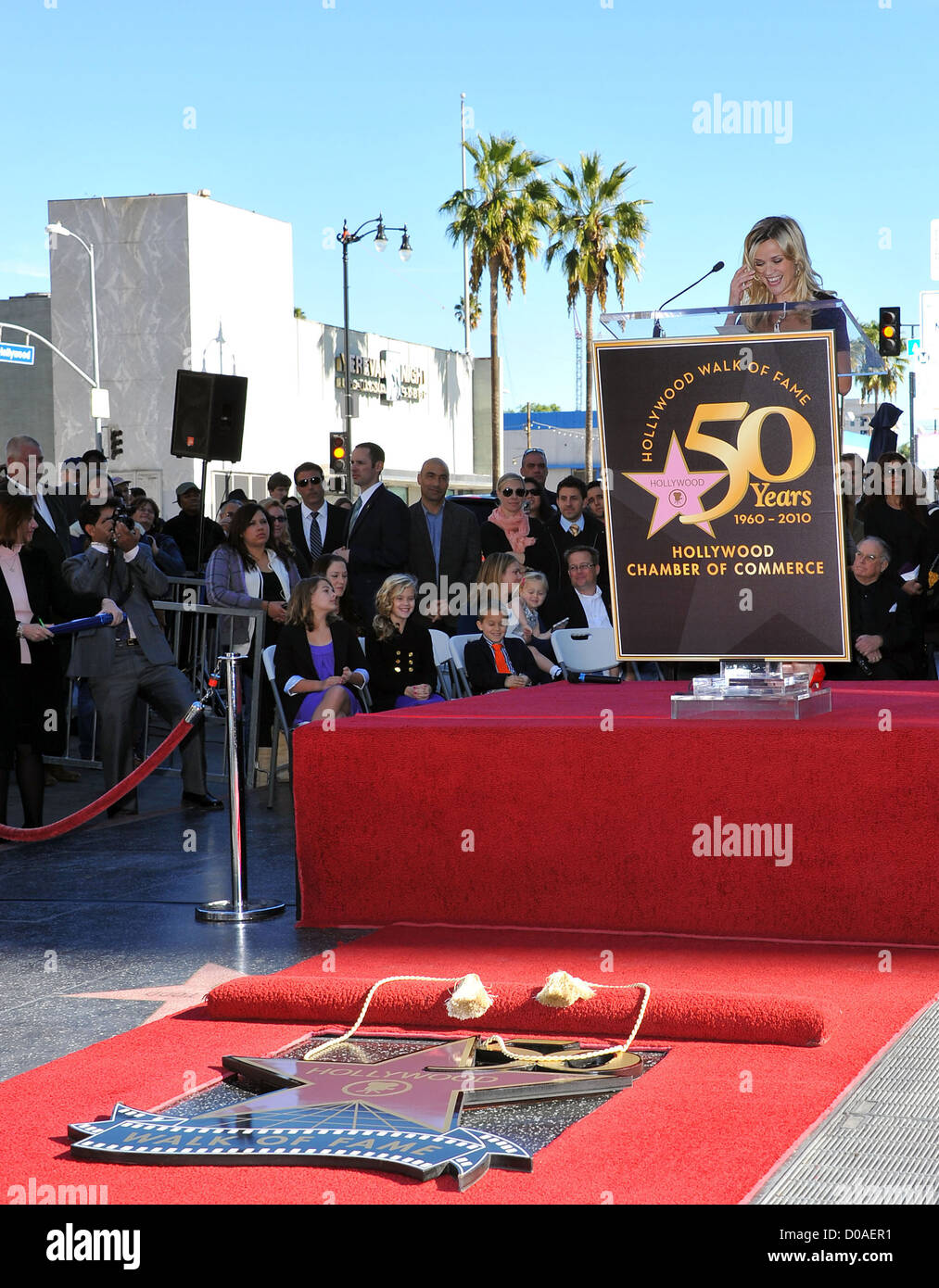 Reese Witherspoon Reese Witherspoon's Hollywood Walk Of Fame Star ...