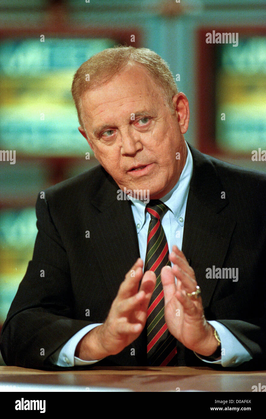 Former Senator Warren Rudman on NBC's Meet the Press June 20, 1999 in ...