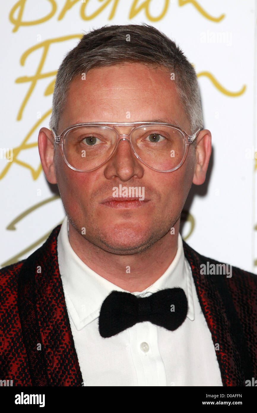 Giles Deacon The British Fashion Awards 2010 held at the Savoy London ...
