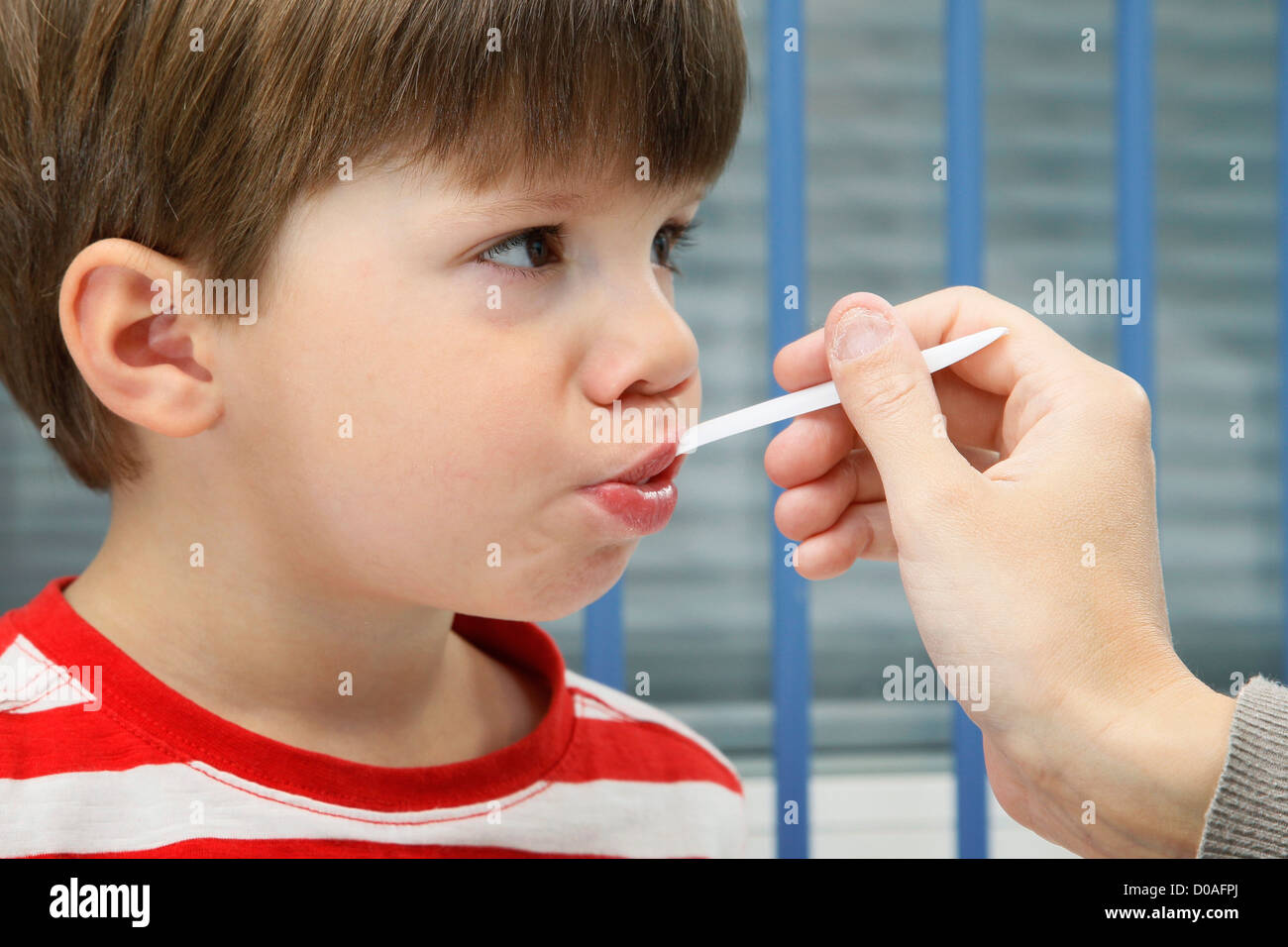 ALLERGY TEST, CHILD Stock Photo - Alamy