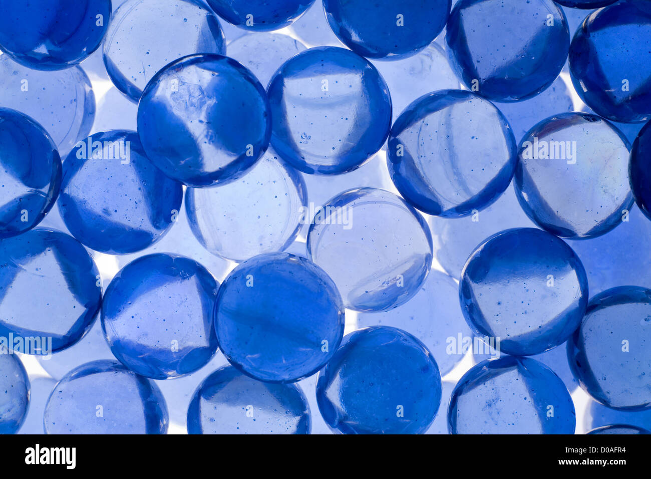 Abstract blue ball background Stock Photo - Alamy