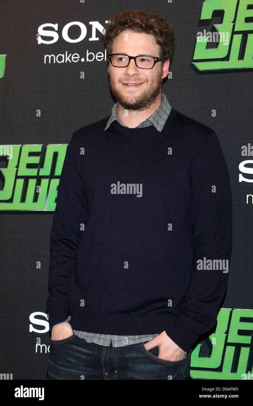Seth Rogen 'The Green Hornet' press conference at the Ritz Carlton ...