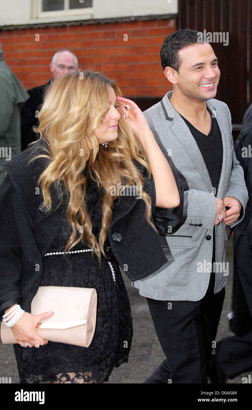 Coronation Street star, Ryan Thomas and girlfriend at Haydock Races ...