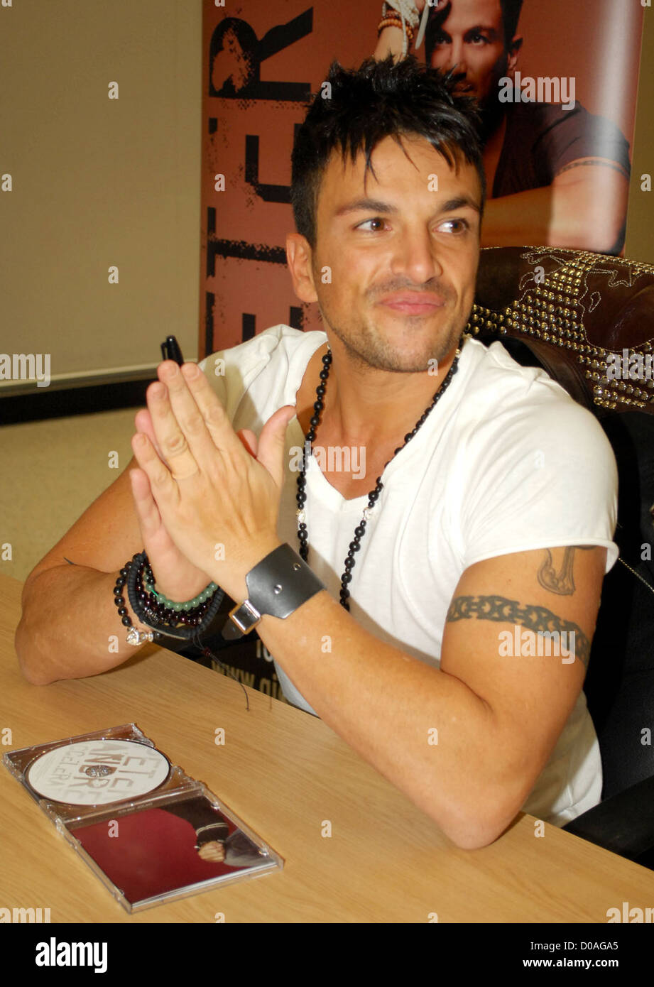 Peter Andre Peter Andre signs copies of his new album 'Accelerate' at ...