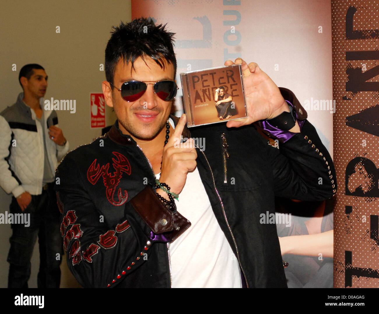 Peter Andre Peter Andre signs copies of his new album 'Accelerate' at ...