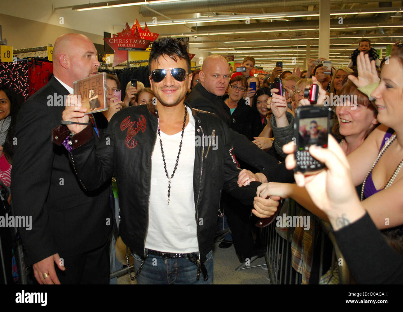 Peter Andre Peter Andre signs copies of his new album 'Accelerate' at ...