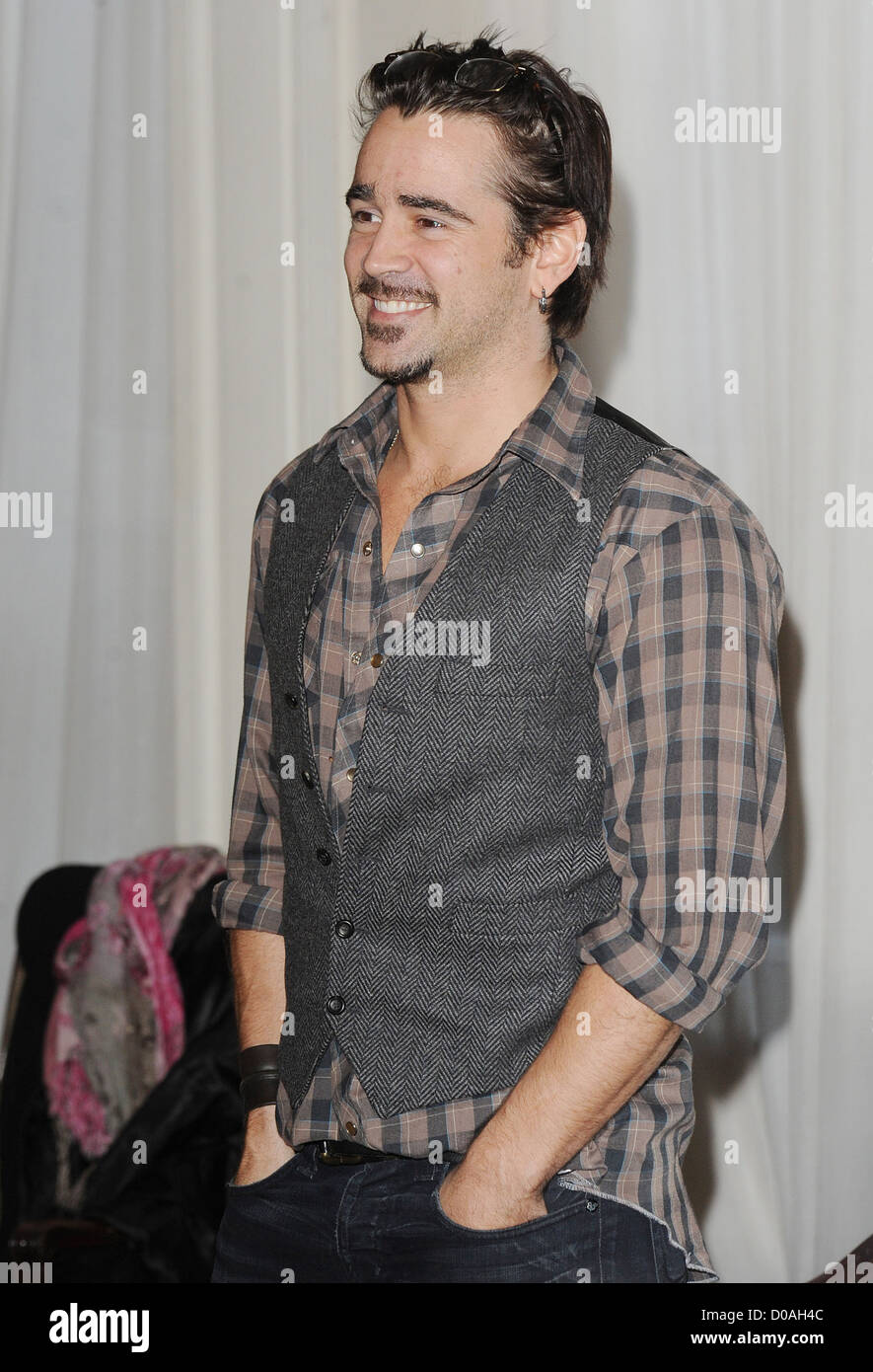 Colin Farrell Photocall for 'The Way Back' held at Claridges. London ...