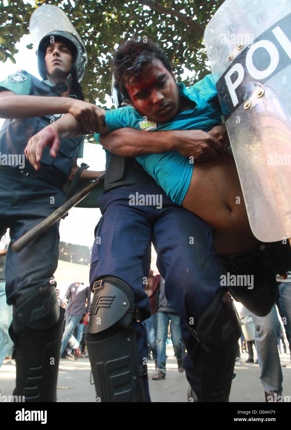 Clash between police and student hi-res stock photography and images ...