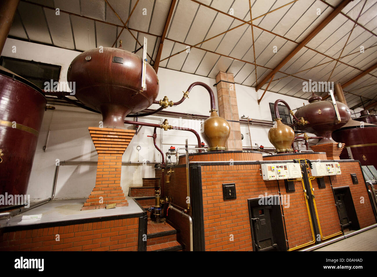 Distillery at the Samalens Armagnac Estate at Laujusan Midi Pyrenees ...