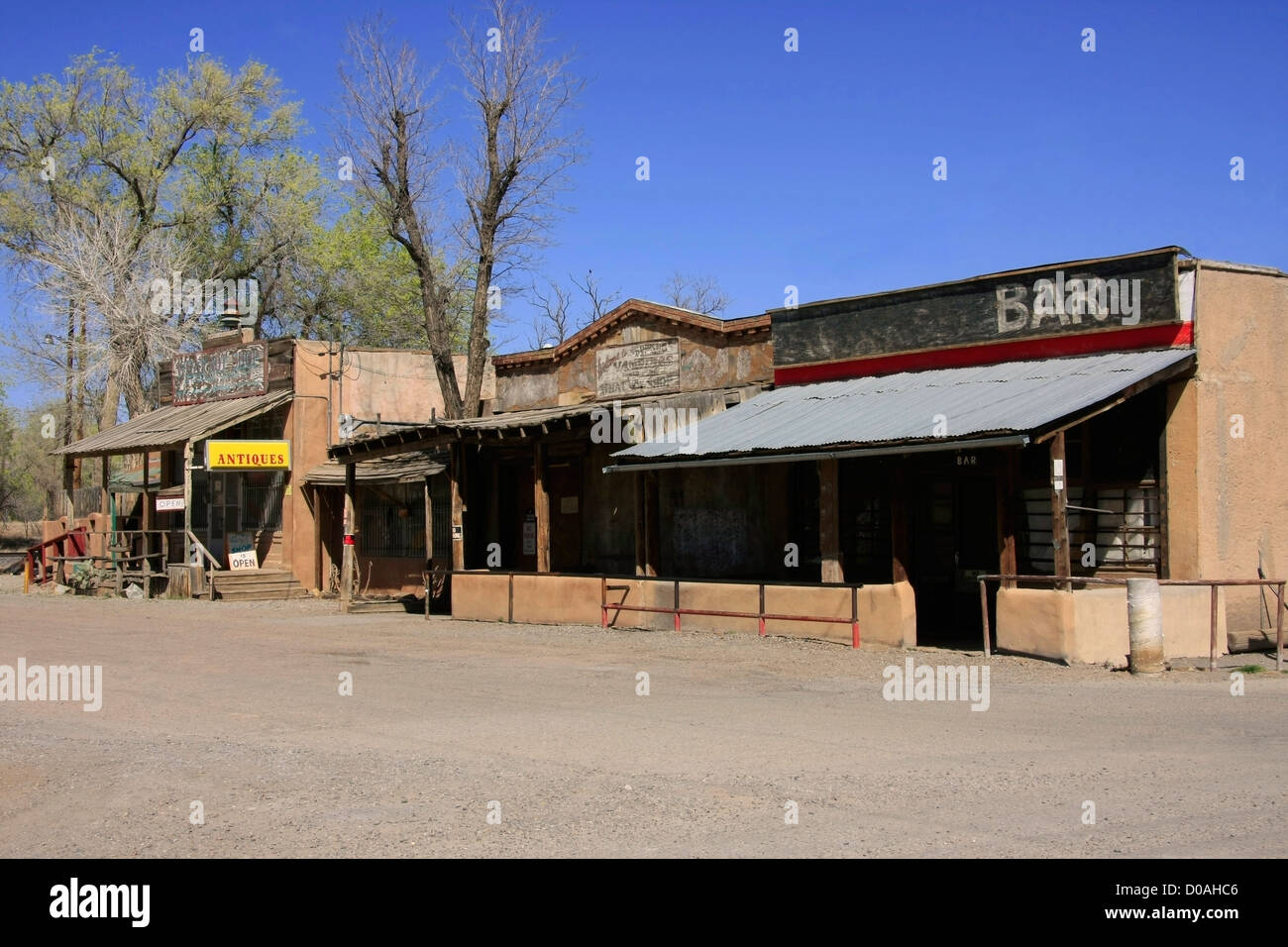 Ghost town buildings in the desert Stock Photo - Alamy