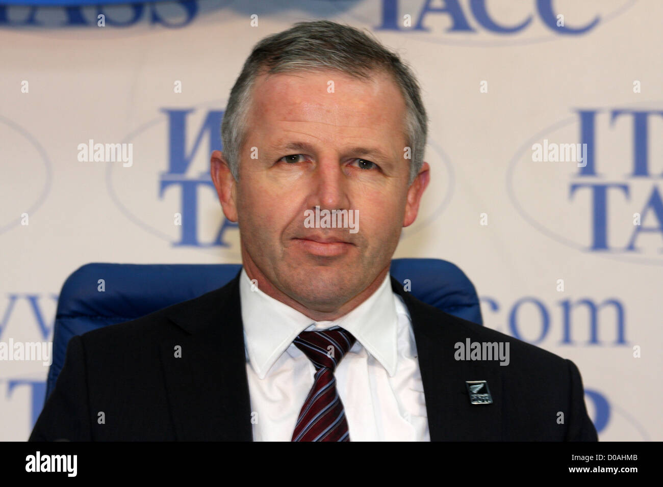 Sean Fitzpatrick The former captain of the New Zealand Rugby team at a ...