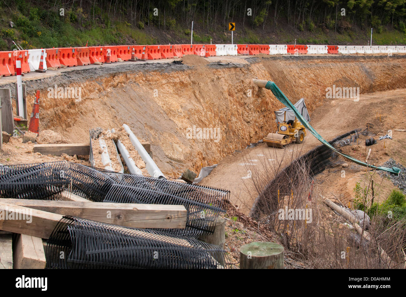 Road construction barrier hi-res stock photography and images - Alamy