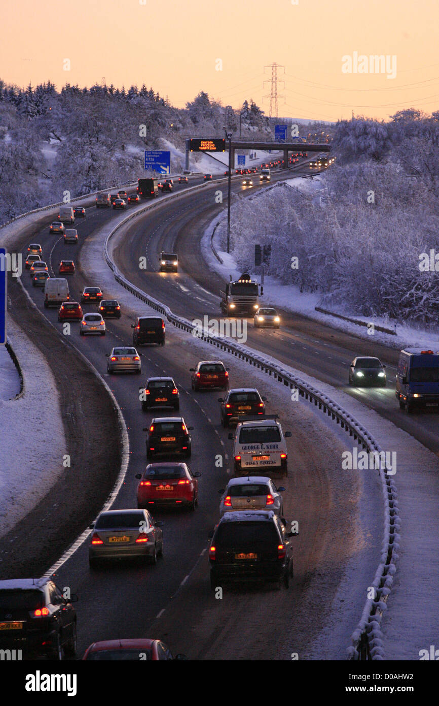 M77 motorway hi-res stock photography and images - Alamy
