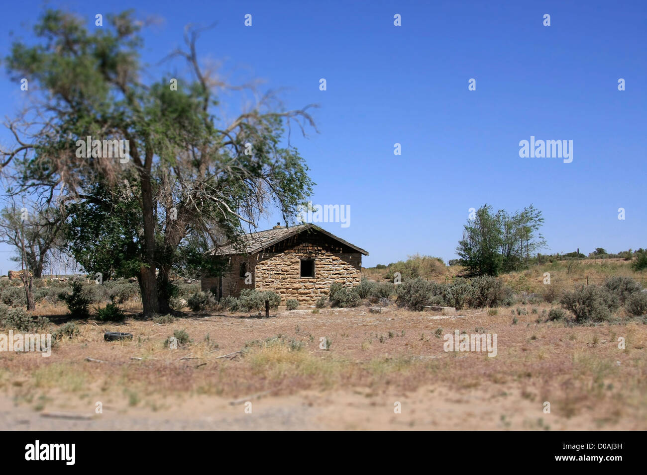 Ghost town buildings in the desert Stock Photo - Alamy