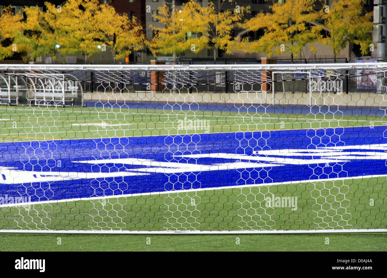 Stadium goal net hi-res stock photography and images - Alamy