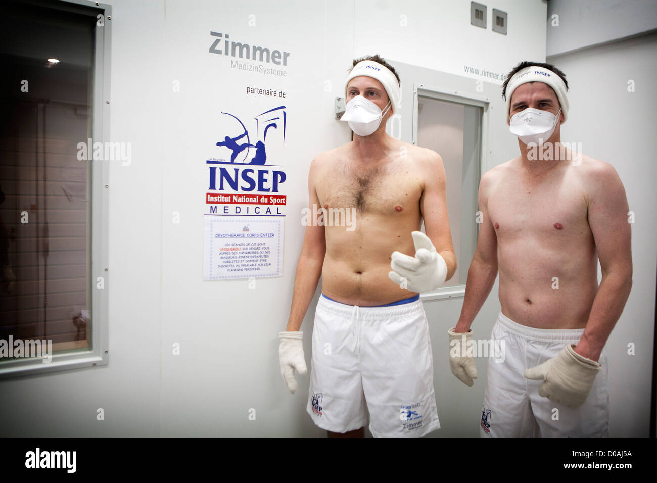 WHOLE BODY CRYOTHERAPY Stock Photo - Alamy