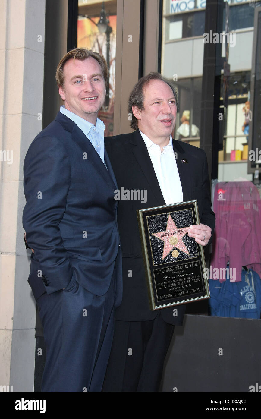Director Christopher Nolan (left) attends the ceremony of German ...