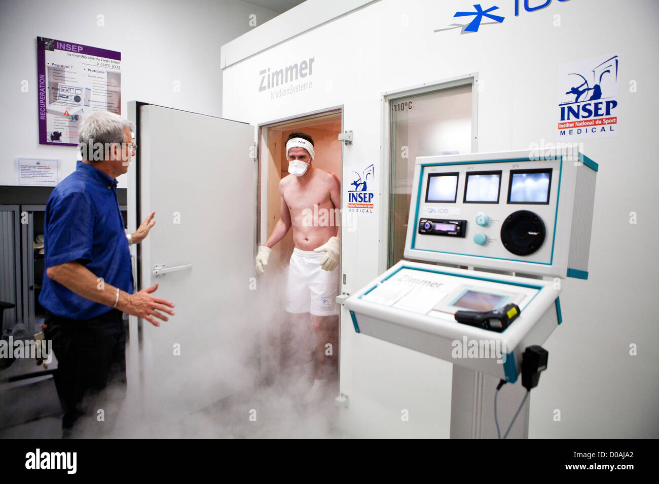 WHOLE BODY CRYOTHERAPY Stock Photo - Alamy