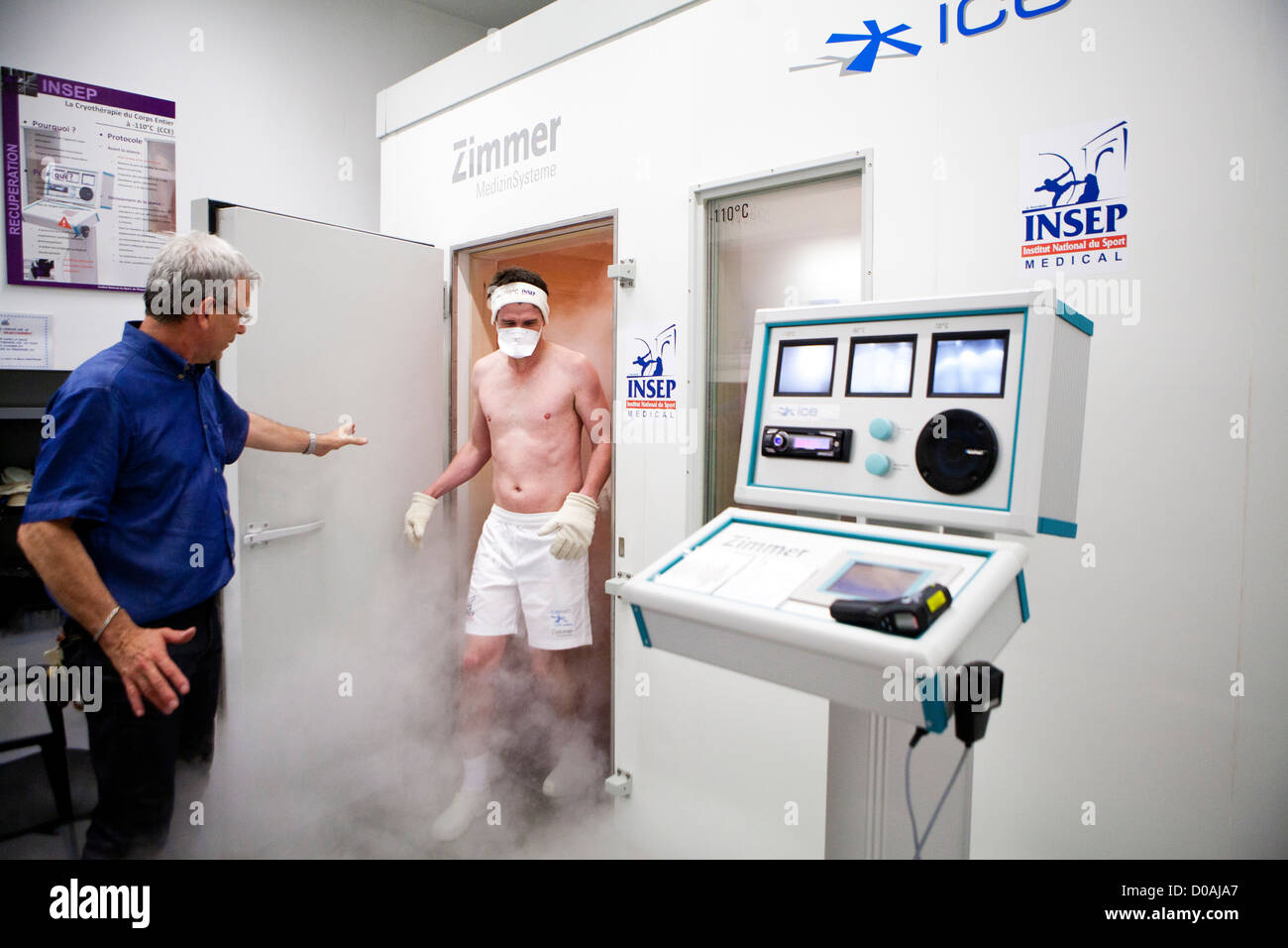 WHOLE BODY CRYOTHERAPY Stock Photo - Alamy