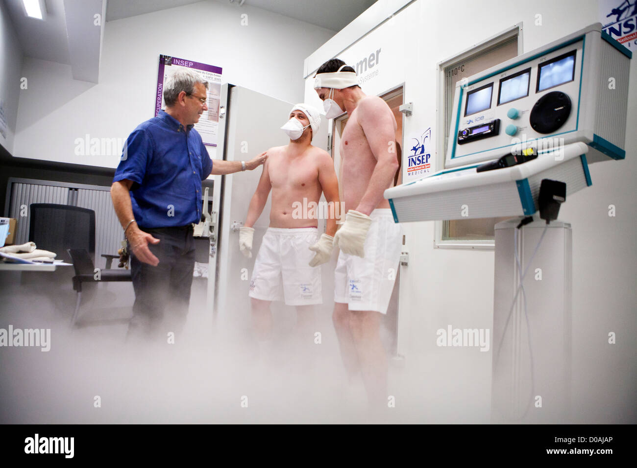 WHOLE BODY CRYOTHERAPY Stock Photo - Alamy