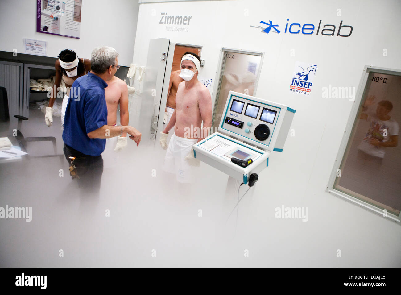 WHOLE BODY CRYOTHERAPY Stock Photo - Alamy