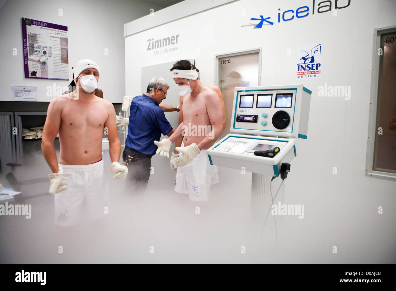 WHOLE BODY CRYOTHERAPY Stock Photo - Alamy