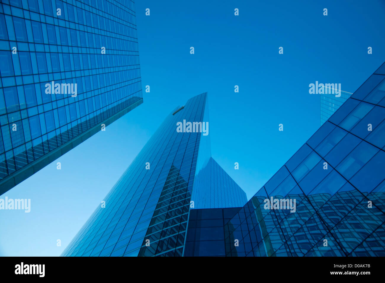 Skyscrapers and blue sky Stock Photo - Alamy
