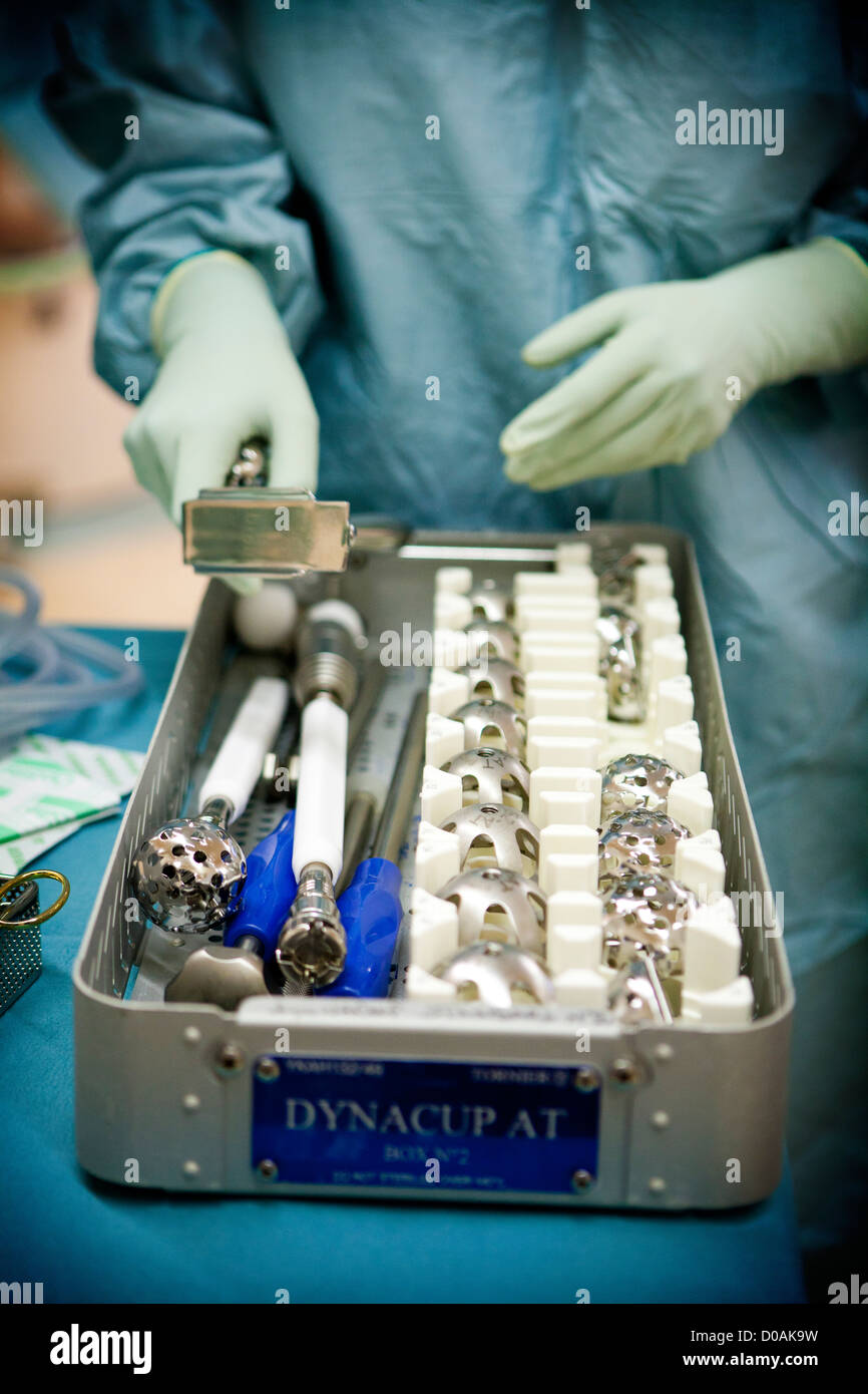 HIP PROSTHESIS, SURGERY Stock Photo - Alamy
