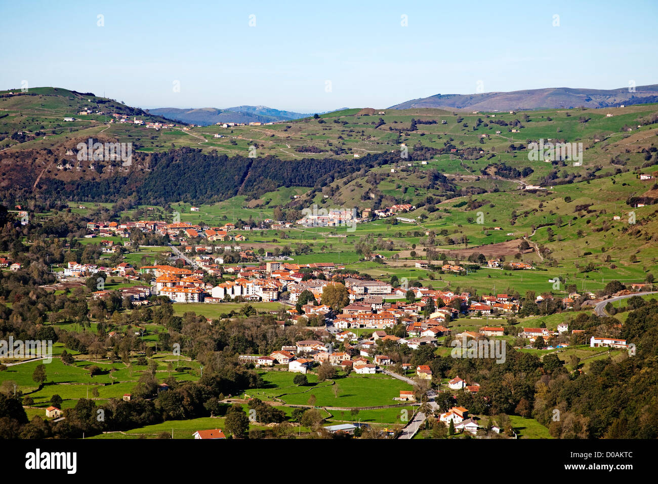 Mountain Landscape Village of Selaya in Cantabria Spain Stock Photo - Alamy