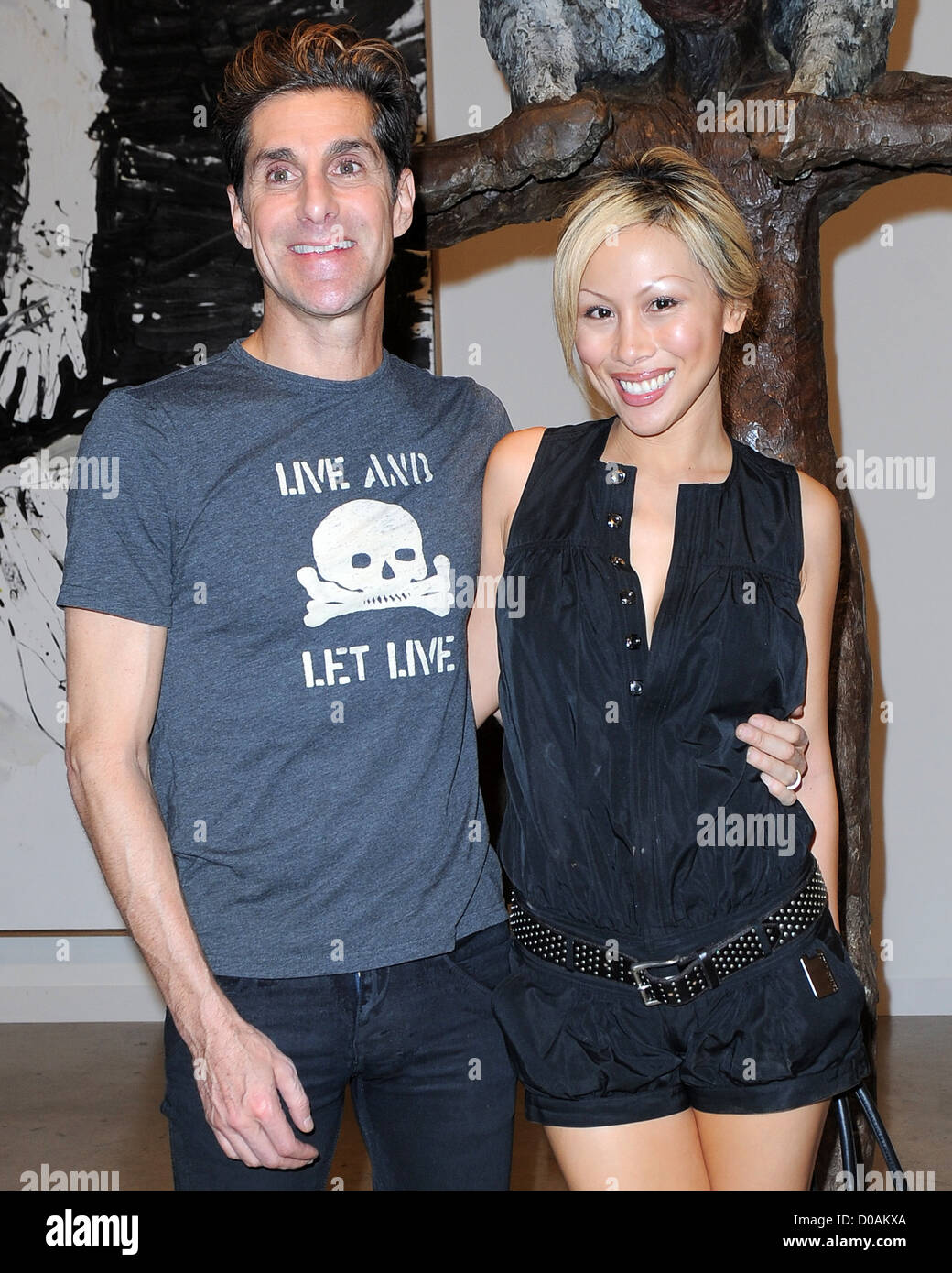 Perry and Etty Farrell Art Basel Miami 2010 at the Miami Beach ...