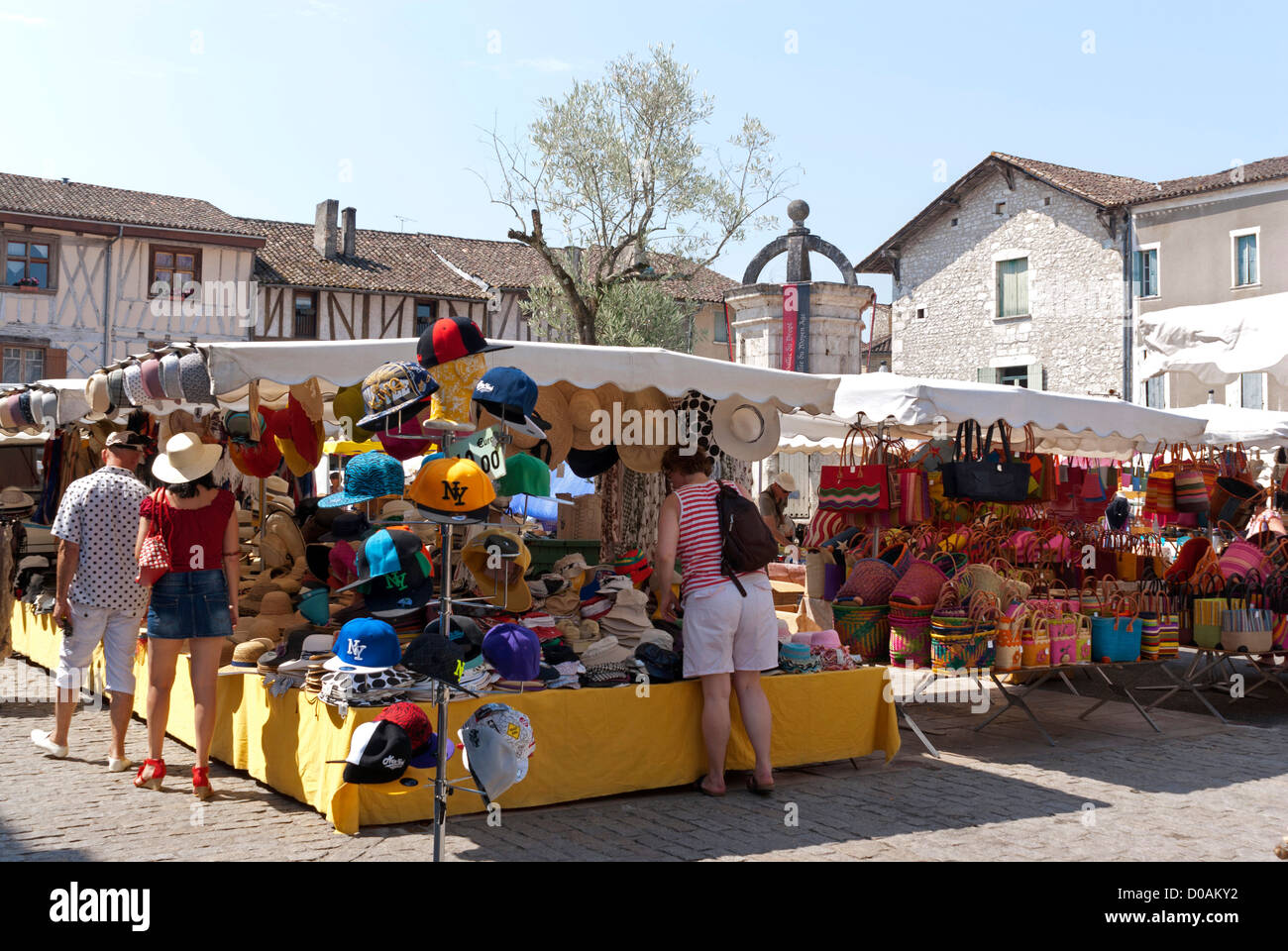Market Day In Eymet Bastide High Resolution Stock Photography and ...