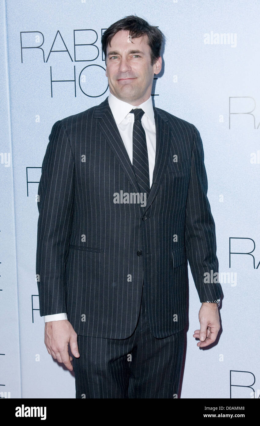 Jon Hamm New York premiere of 'Rabbit Hole' held at the Paris Theatre ...