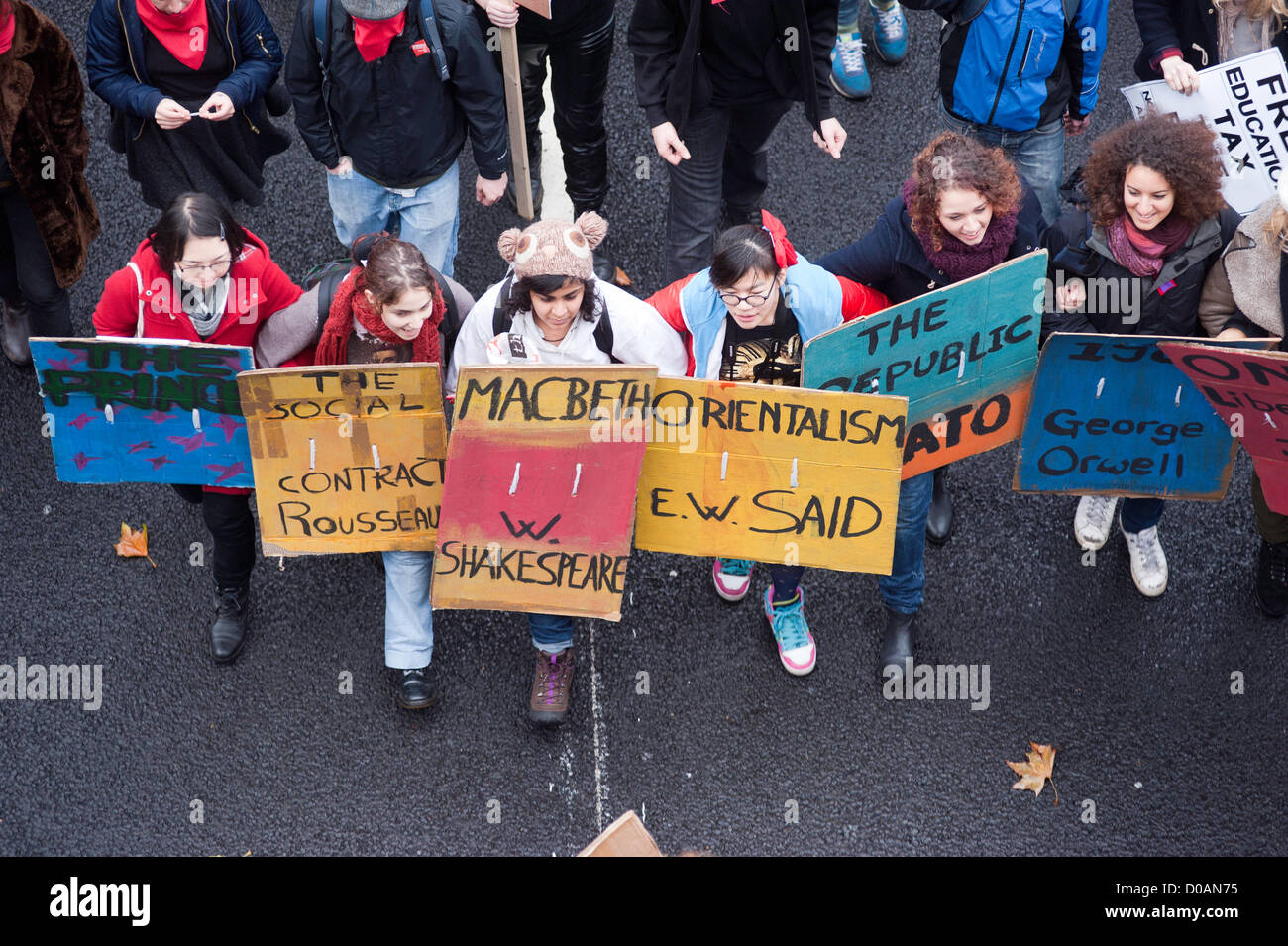 Tuition fee protest london hi-res stock photography and images - Alamy