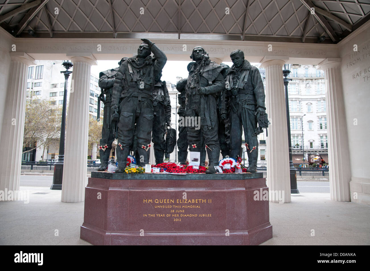 Royal Air Force Bomber Command Memorial, Green Park, London Stock Photo ...