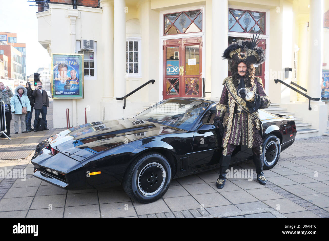 David Hasselhoff poses in his Captain Hook costume New Wimbledon ...