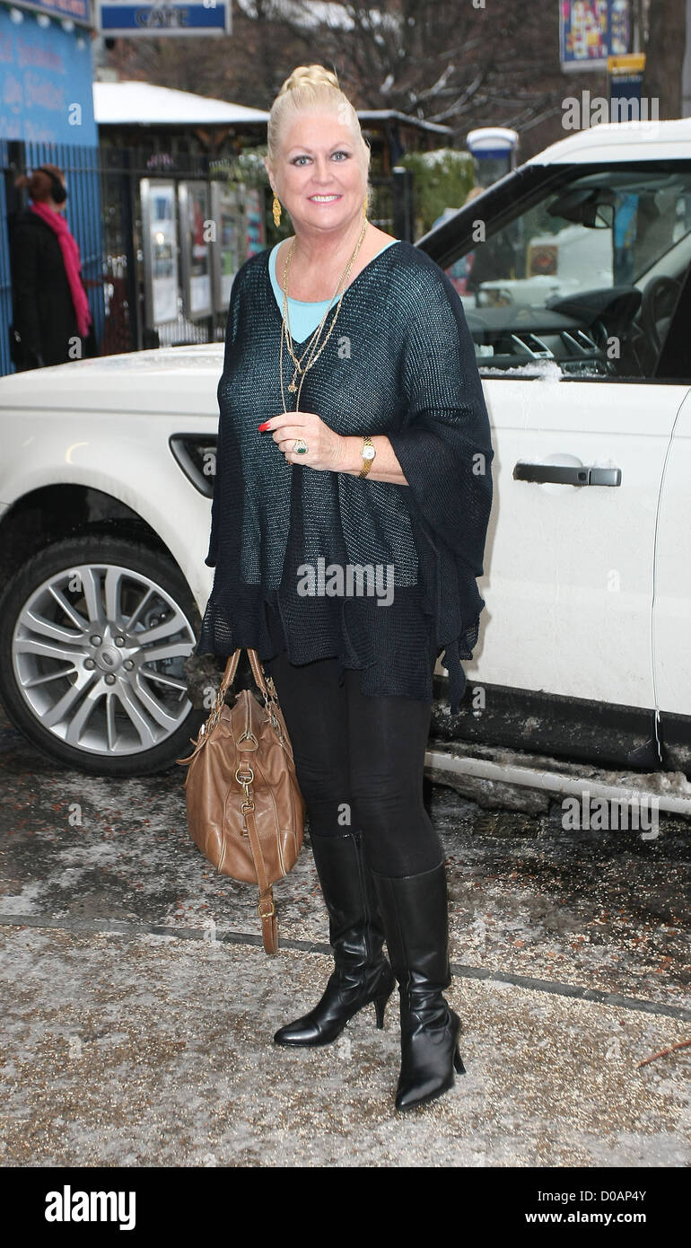 Kim Woodburn at the ITV studios London, England - 03.12.10 Stock Photo ...