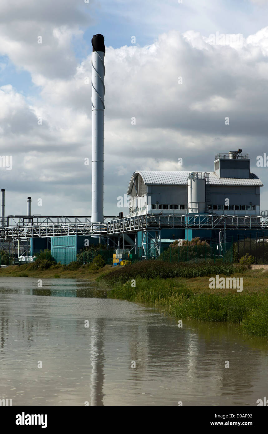 View of the East Kent Waste Recovery Facility, Discovery Park, on the ...