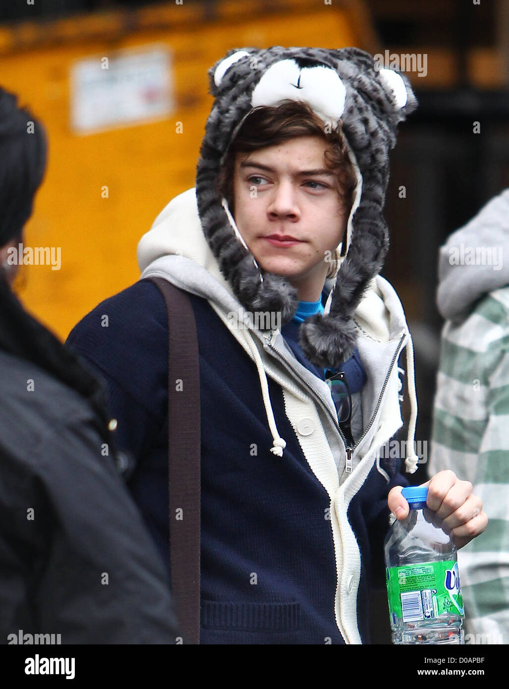 Harry Styles of One Direction 'The X Factor' finalists arriving at the ...