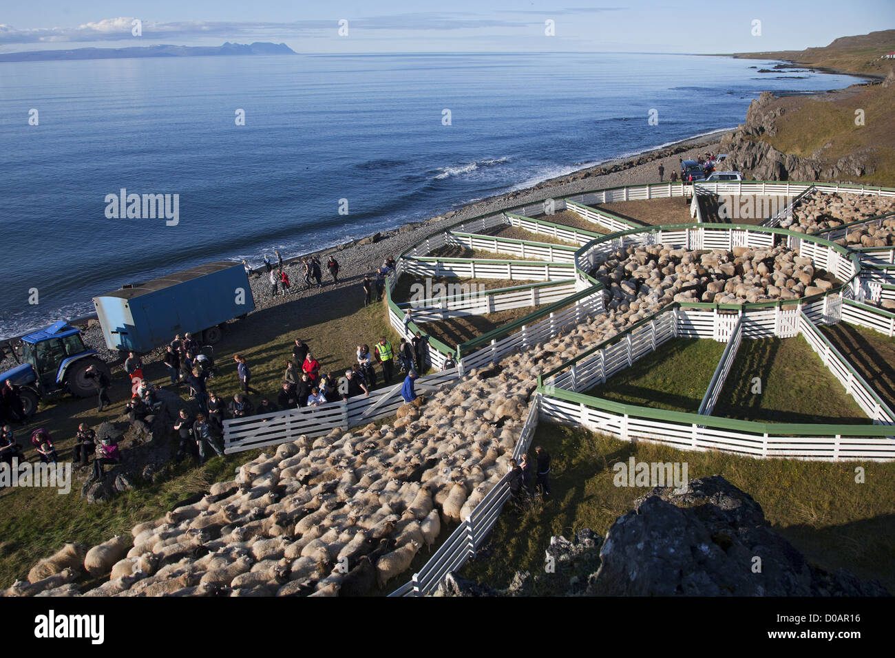 THE BIG ROUND-UP HERDS SHEEP (RETTIR IN ICELANDIC) ICELANDIC TRADITION ...
