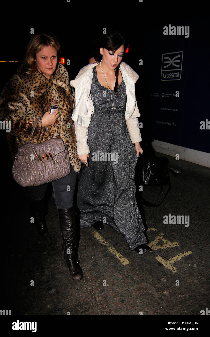 Daisy Lowe arriving at Jalouse Club for Ultimat Vodka launch party ...