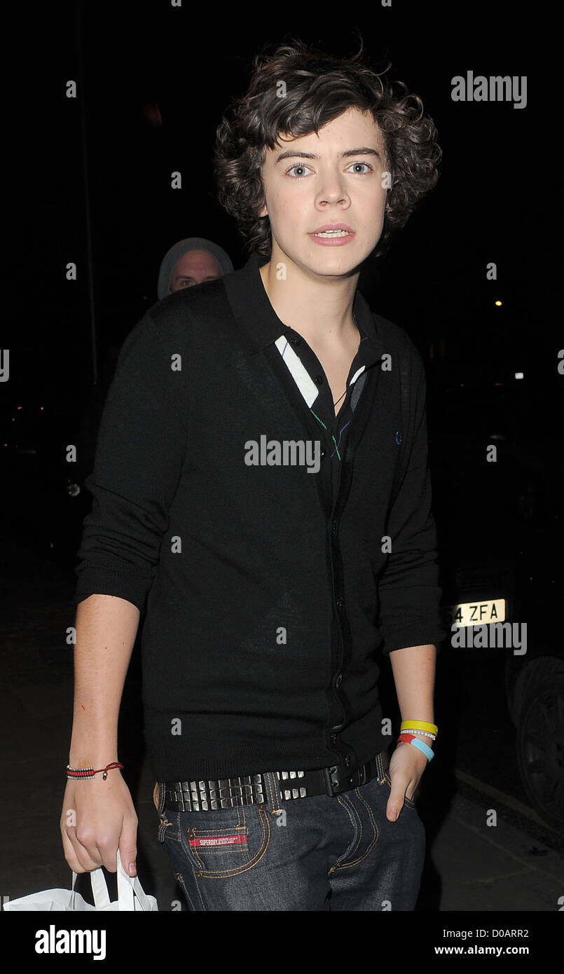 X Factor finalist Harry Styles from boy band One Direction. Very.co.uk ...
