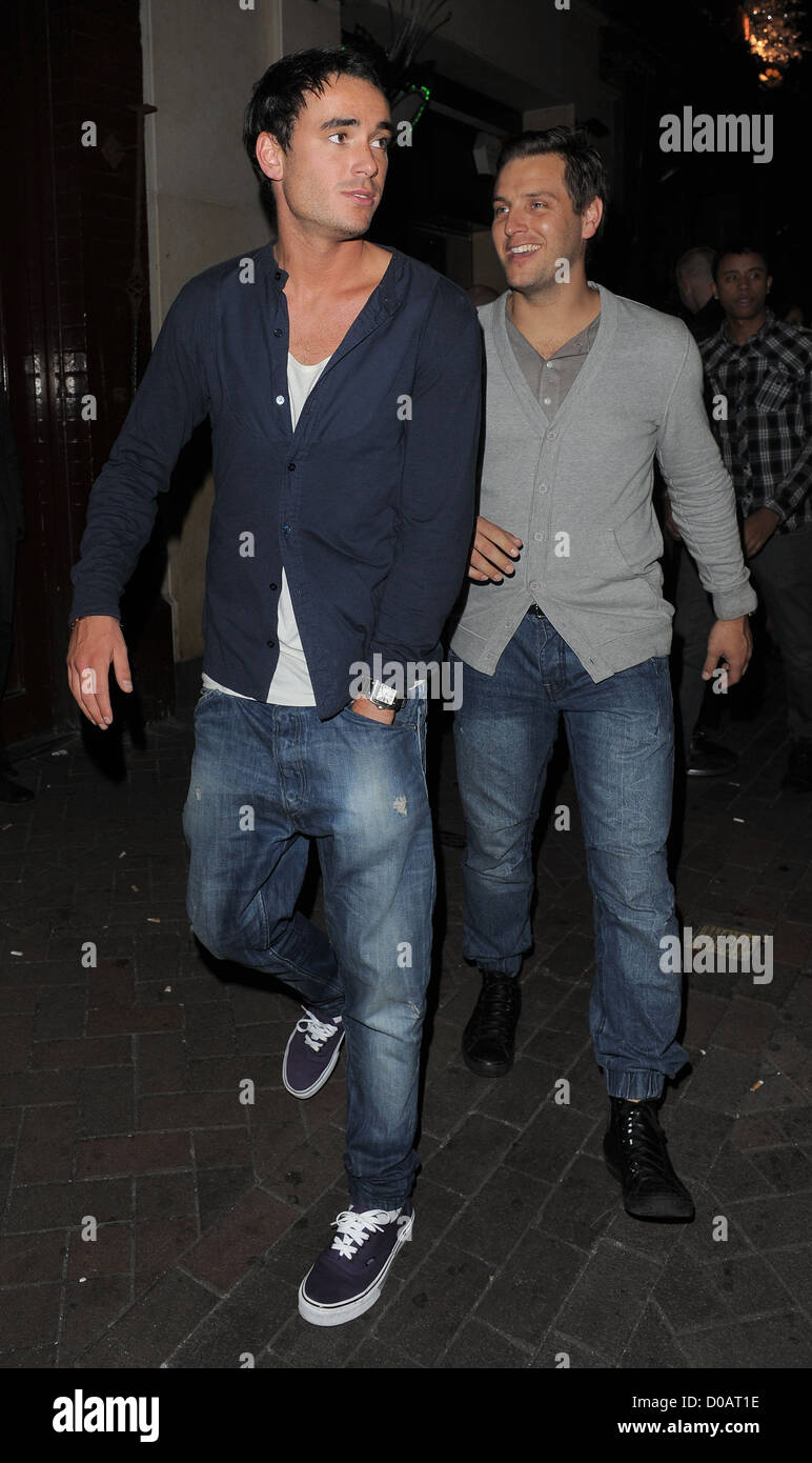 Jack Tweed leaving Alto nightclub. London, England - 25.11.10 Stock ...