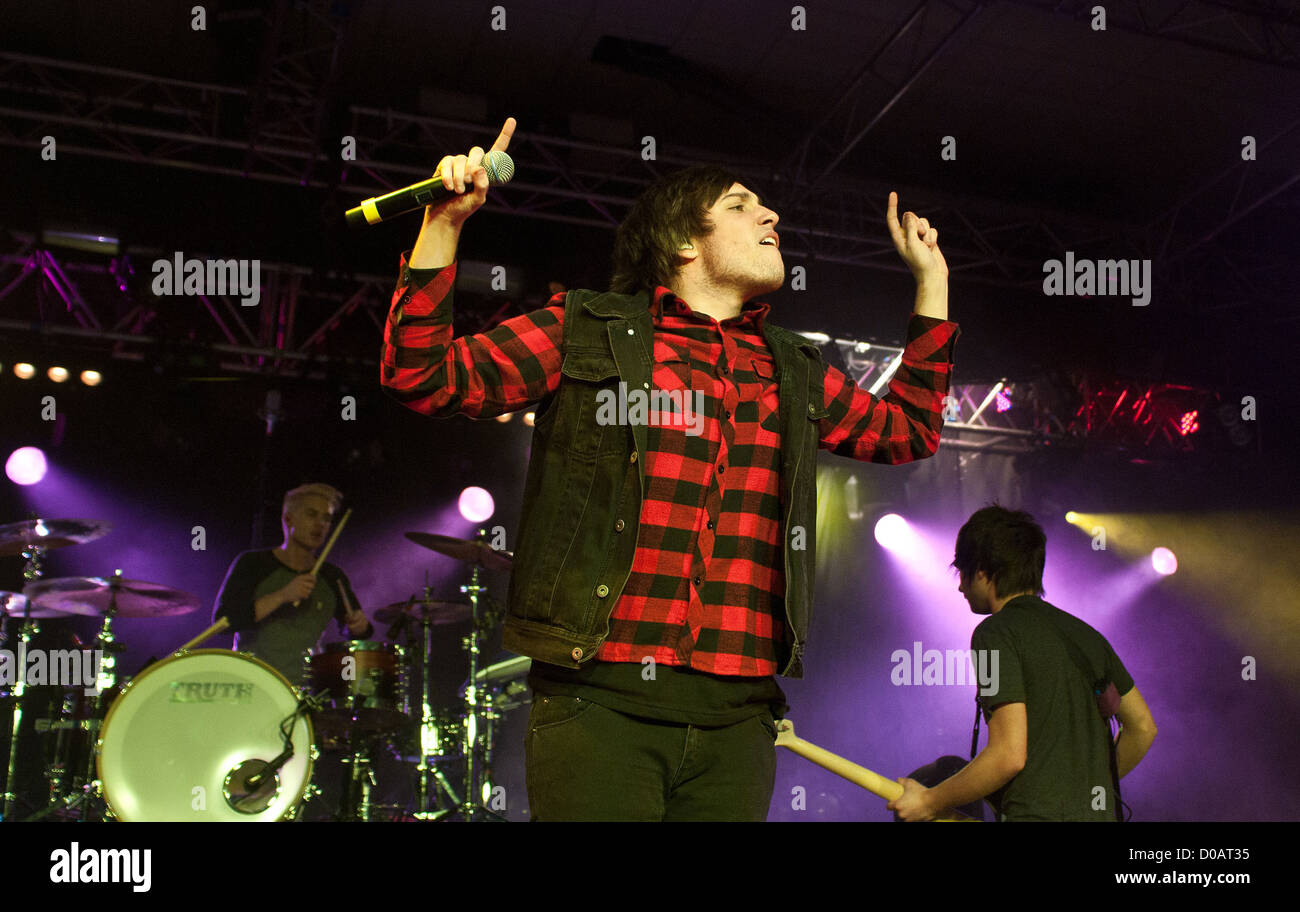 Josh Franceschi of 'You Me At Six' performing at The Bournemouth ...
