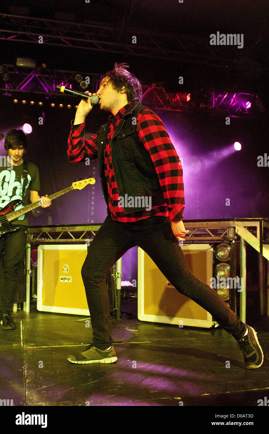 Josh Franceschi of 'You Me At Six' performing at The Bournemouth ...